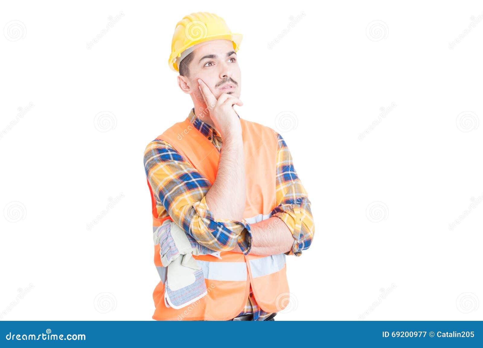 Engineer Thinking Stock Photo | CartoonDealer.com #8115720