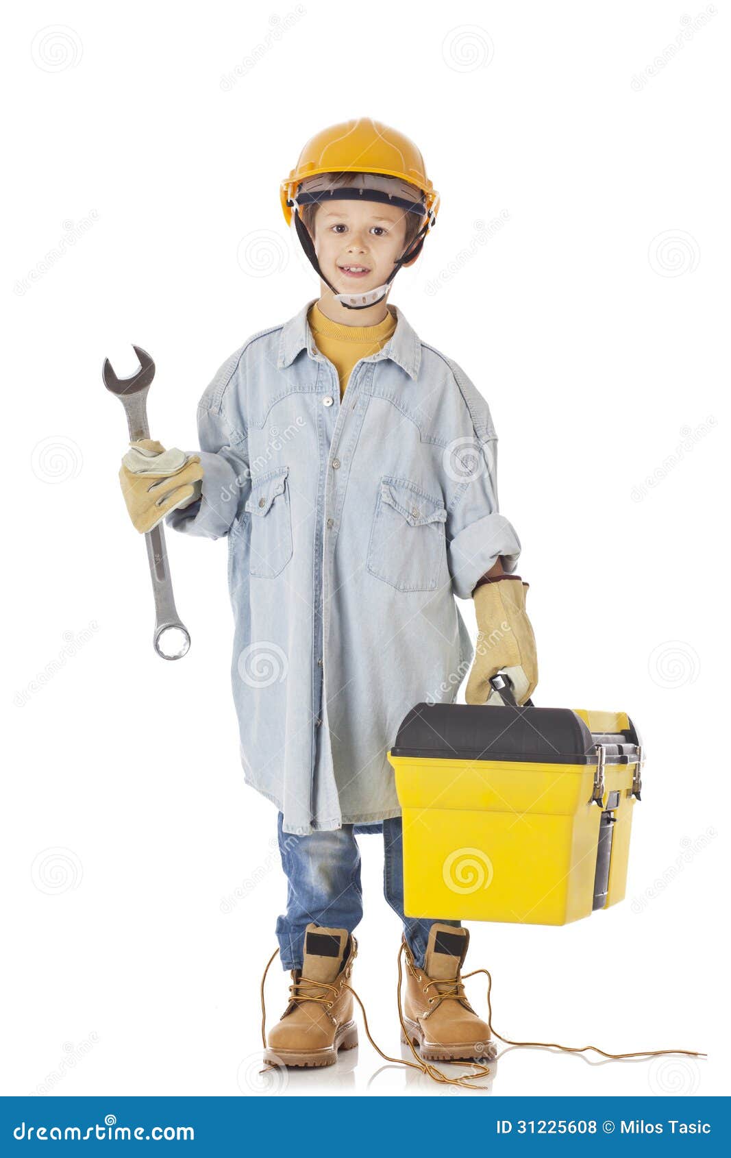 Young construction worker stock photo. Image of foreman - 31225608