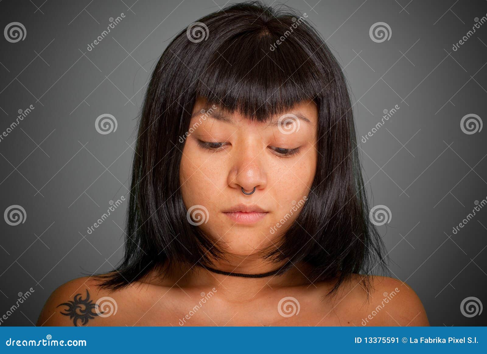 Young cool Asiatic girl stock image. Image of portrait - 13375591