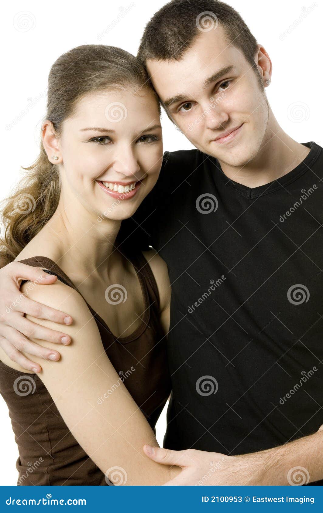 Young Couple stock image. Image of female, adults, smiling - 2100953