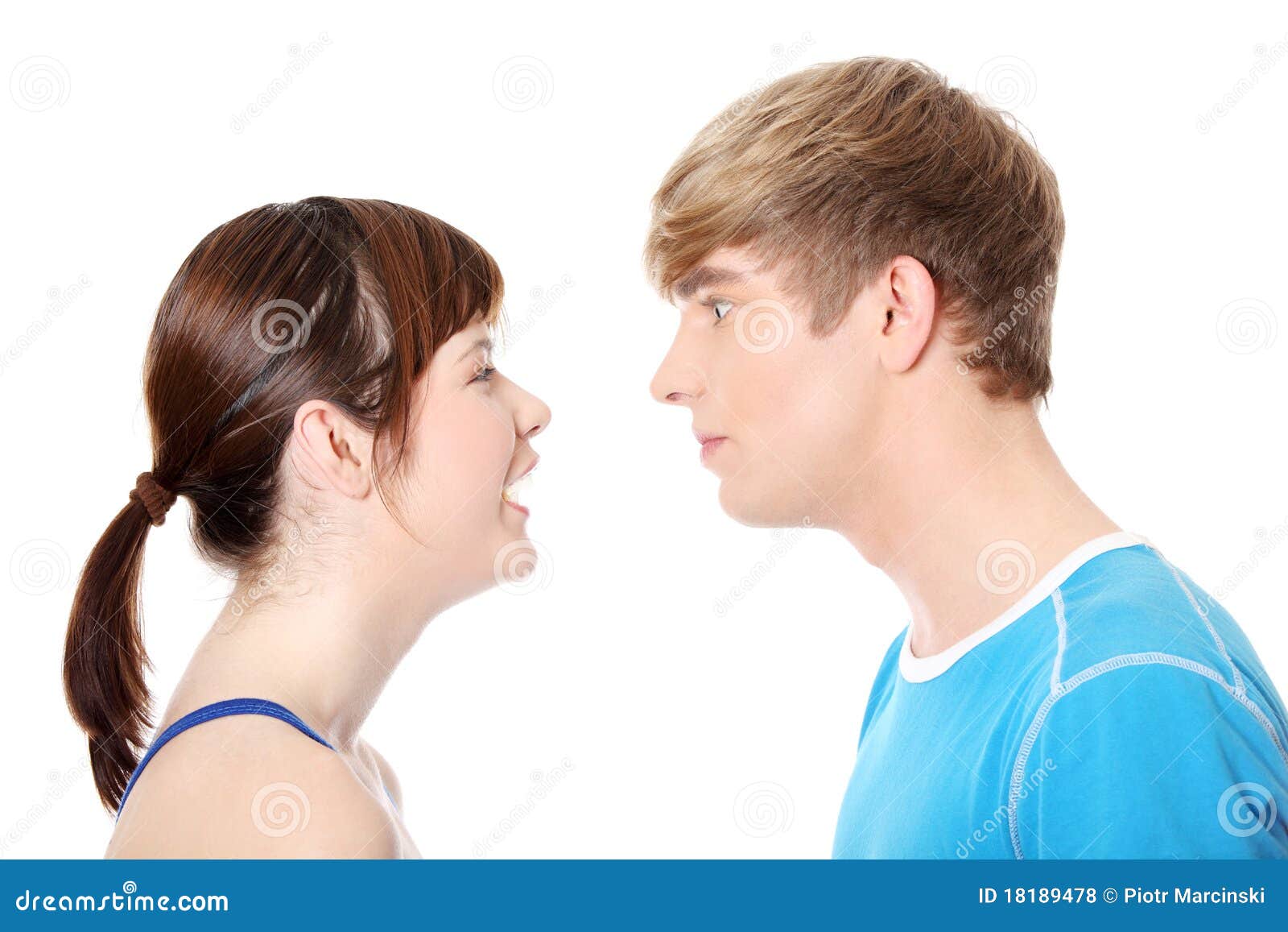 Young couple arguing stock photo. Image of background - 18189478