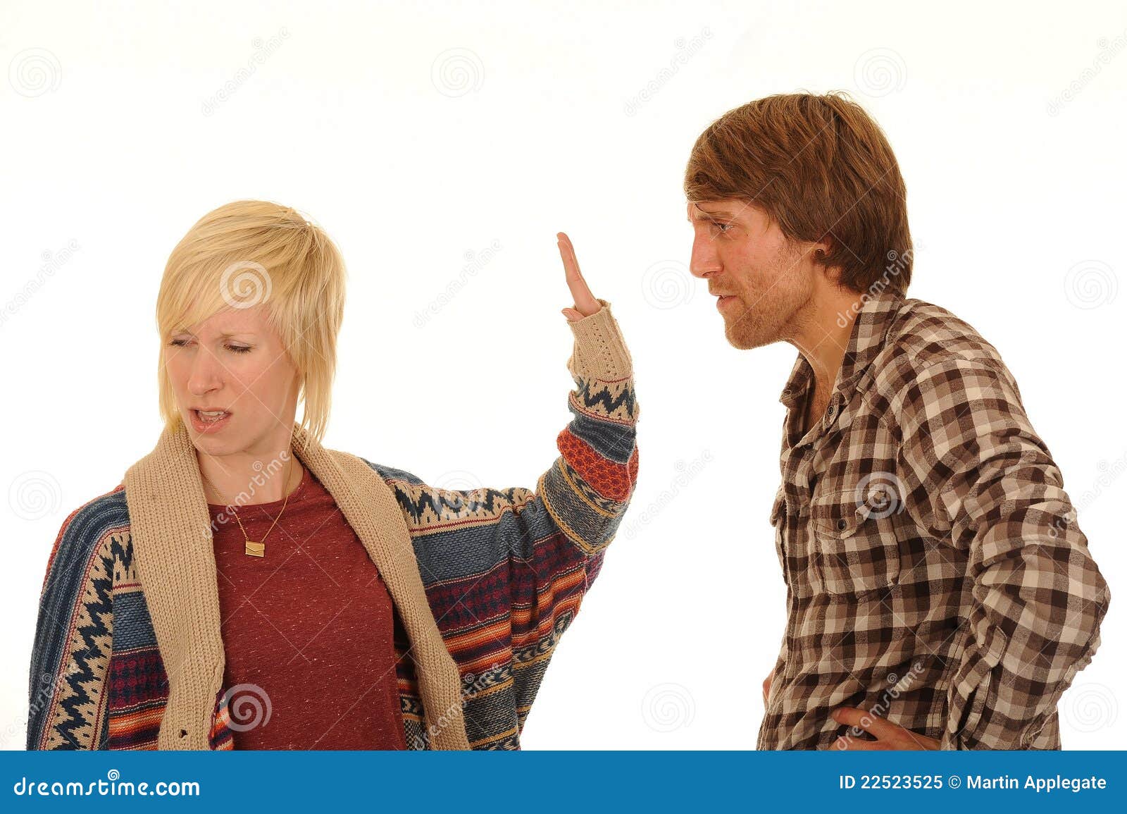 Young couple arguing stock image. Image of white, couple - 22523525