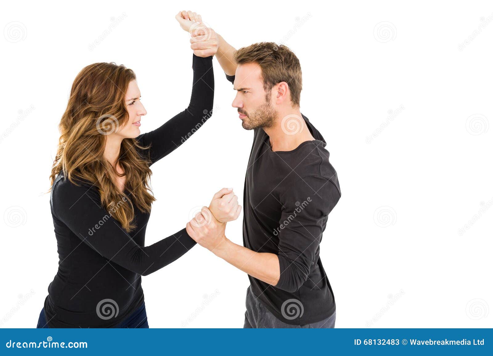Young Couple Into An Argument Stock Image - Image of misunderstanding ...