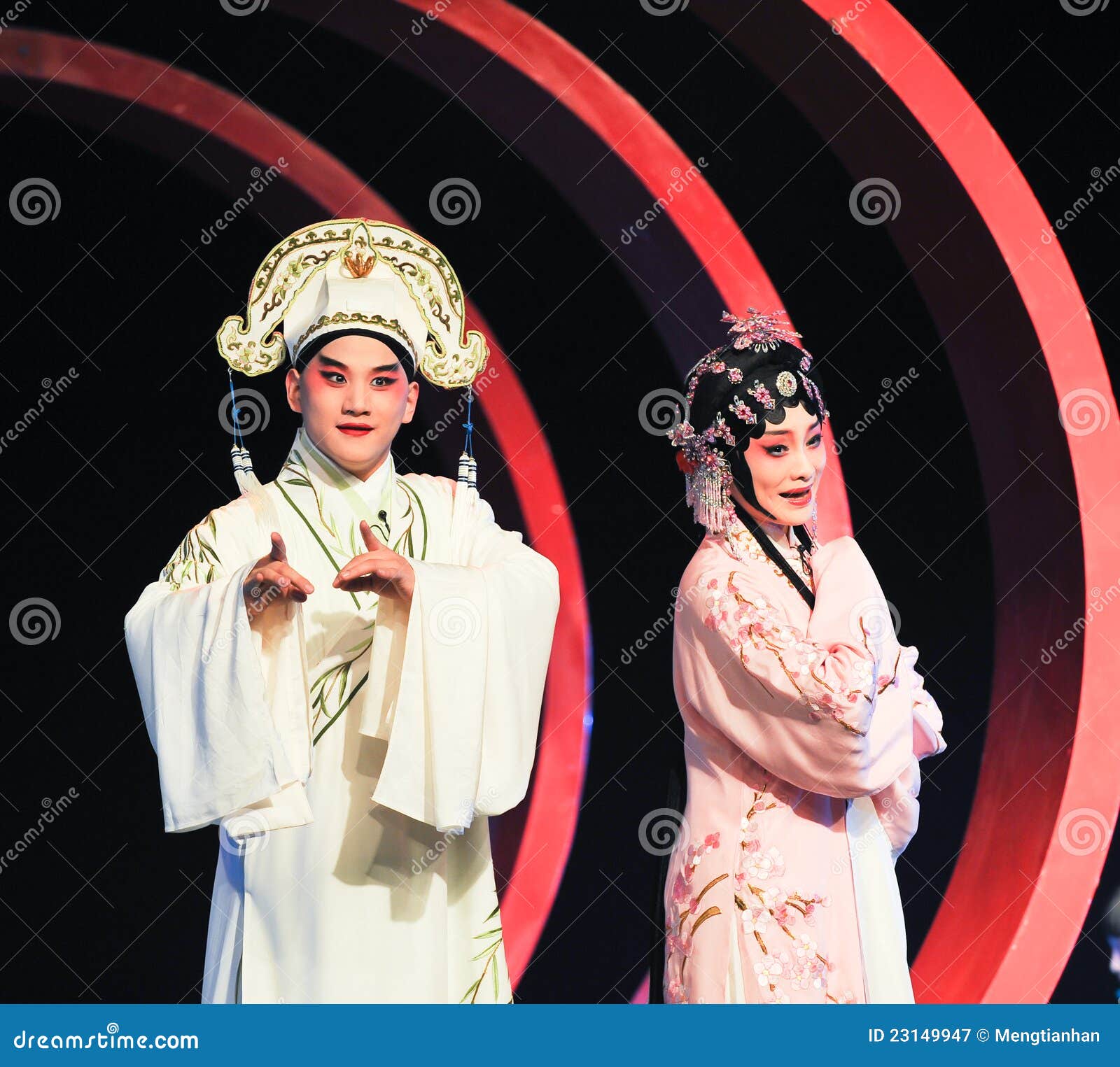 A Young Couple in Beijing Opera Editorial Photography - Image of outfit ...