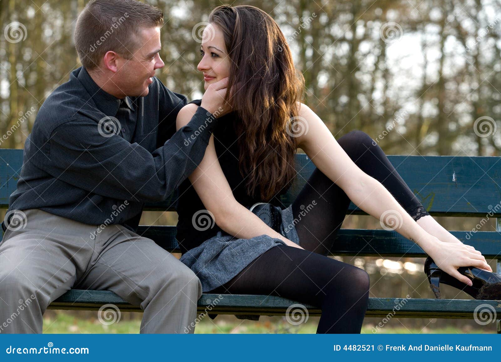 Young couple caring stock image. Image of beauty, boyfriend - 4482521