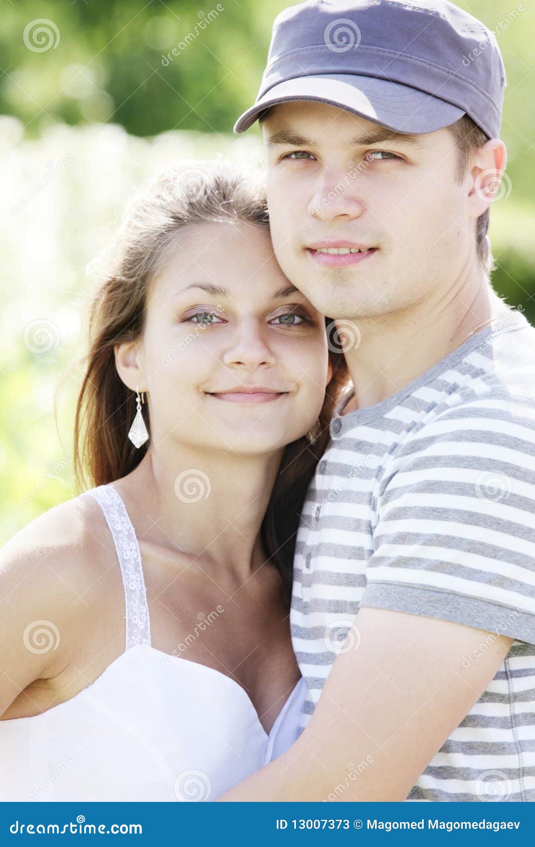 Young couple closeup stock image. Image of woman, closeup - 13007373