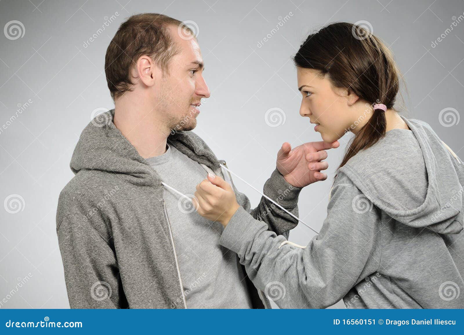 Young couple communicating stock image. Image of teenagers - 16560151