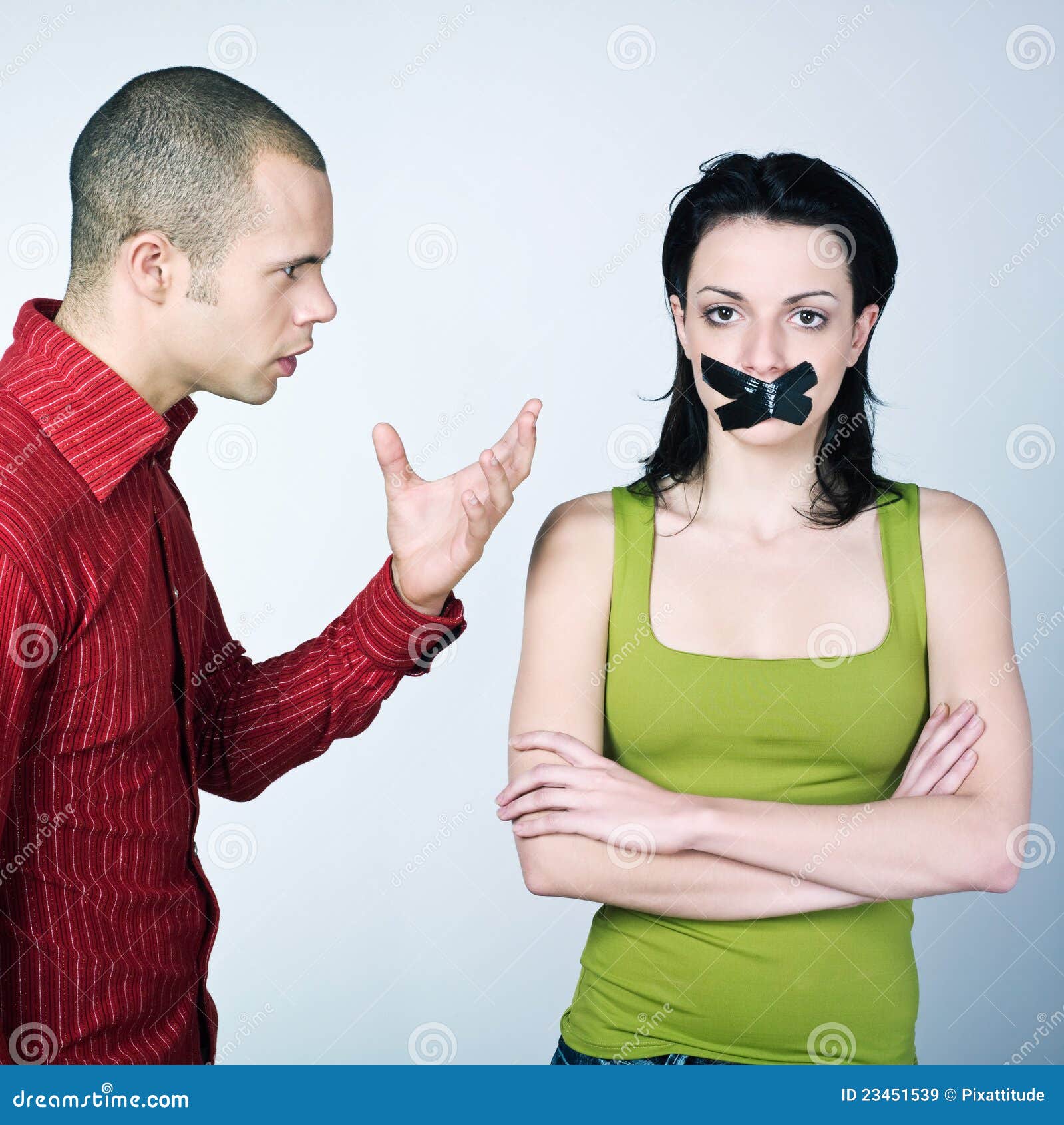 Young Couple Conflict Stock Image Image Of Beauty Caucasian 23451539