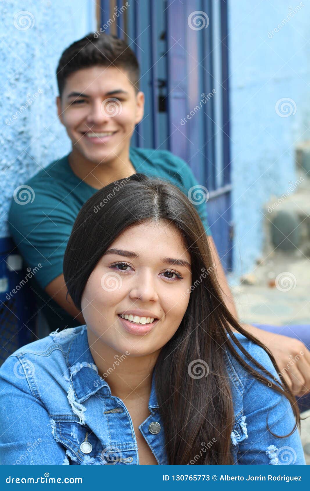 Young Couple Cuddling Close Up Stock Image - Image of colombian ...