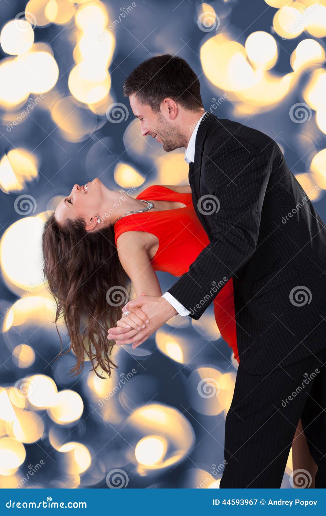 Young couple dancing stock image. Image of hand, dance - 44593967