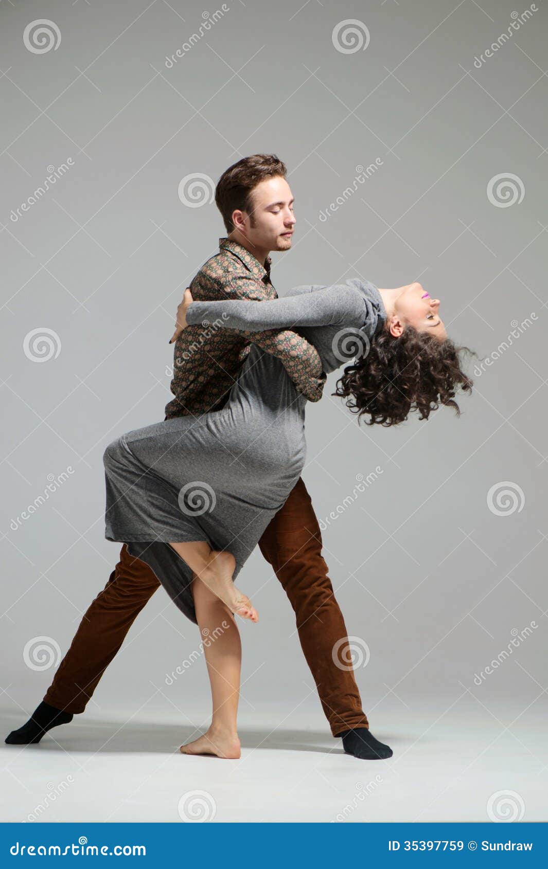 Young couple dancing stock image. Image of action, performance - 35397759