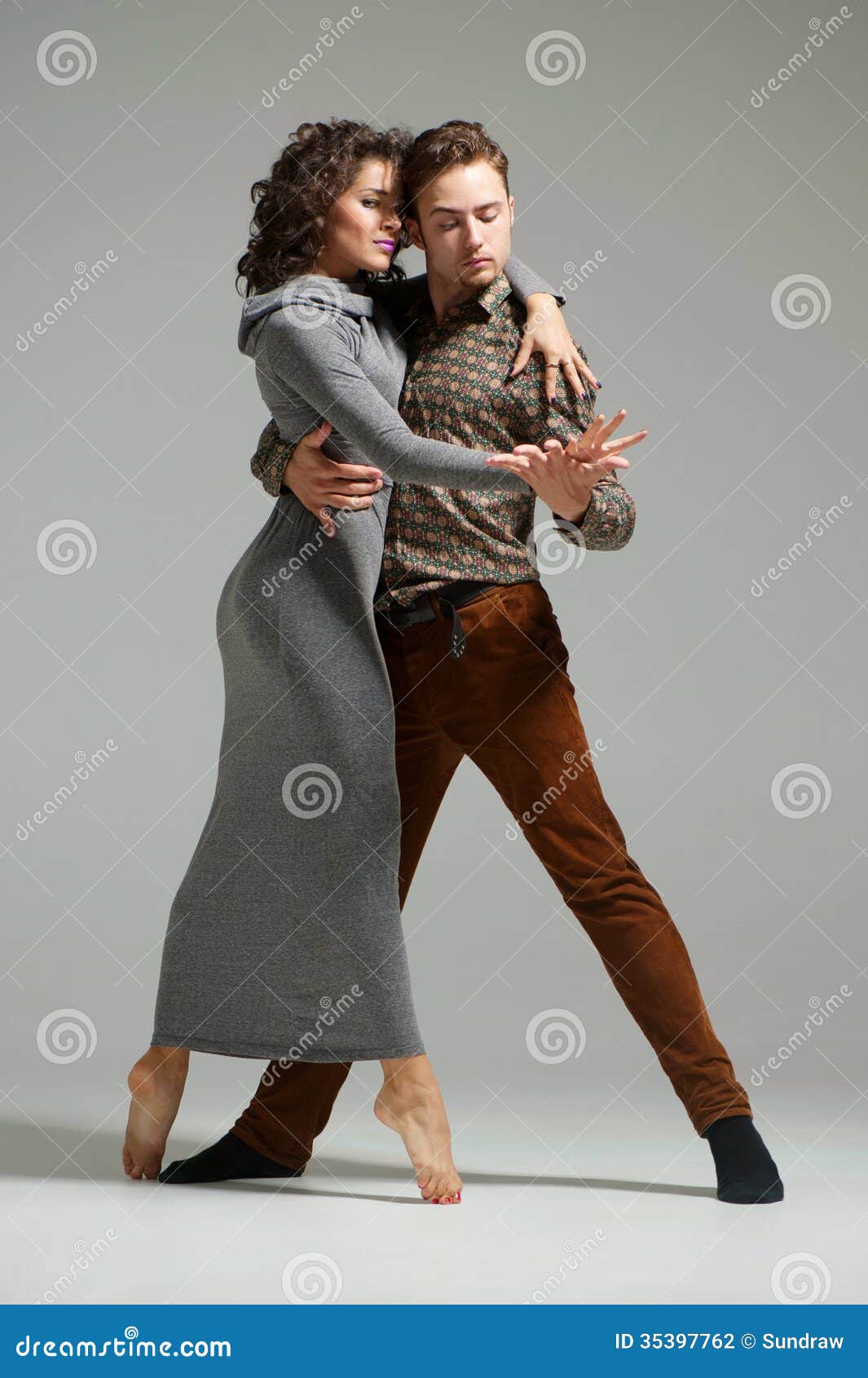 Young couple dancing stock photo. Image of performance - 35397762