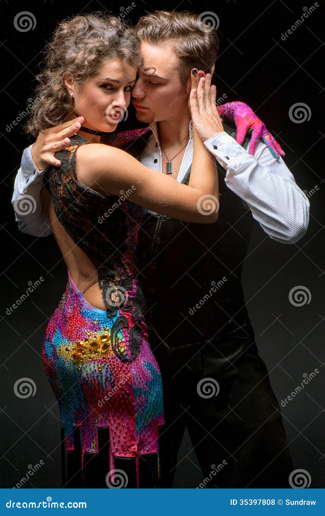 Young couple dancing stock photo. Image of love, fashion - 35397808