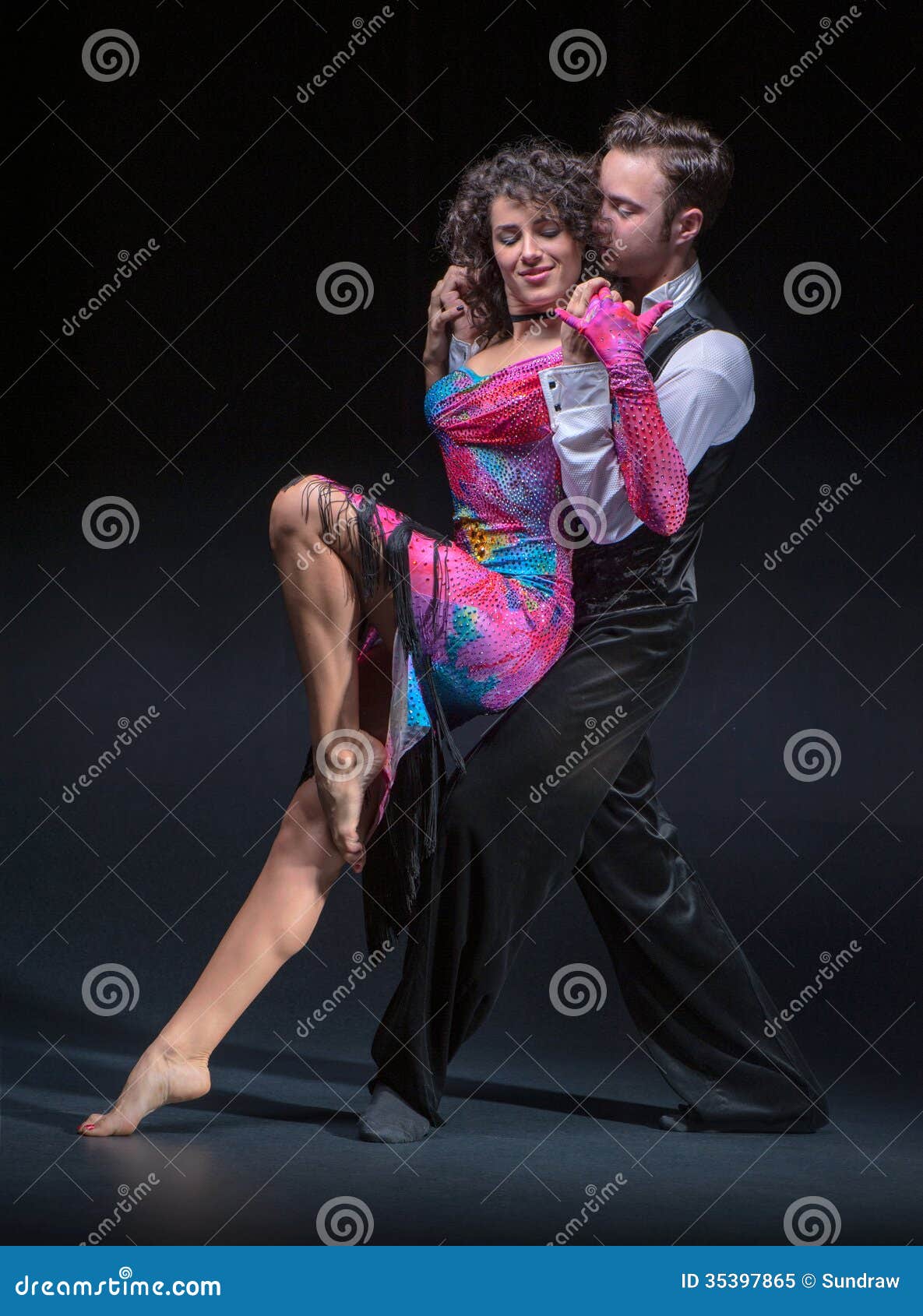 Young couple dancing stock image. Image of dance, couple - 35397865