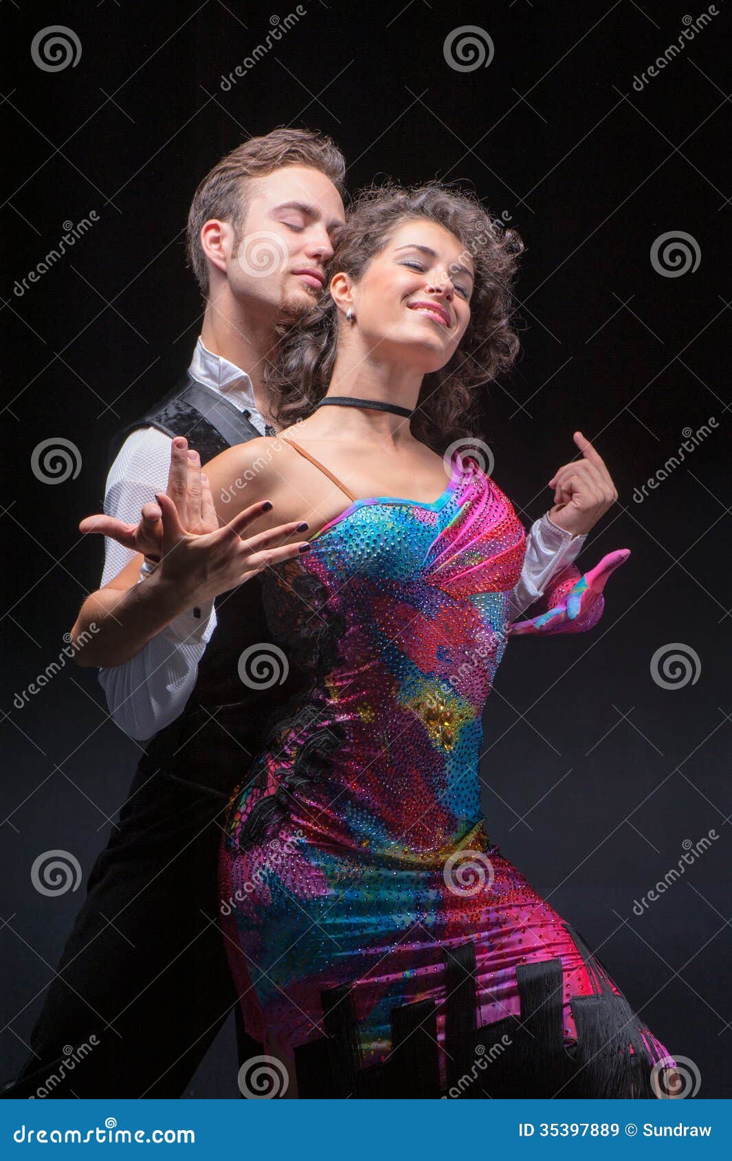 Young couple dancing stock image. Image of modern, performer - 35397889