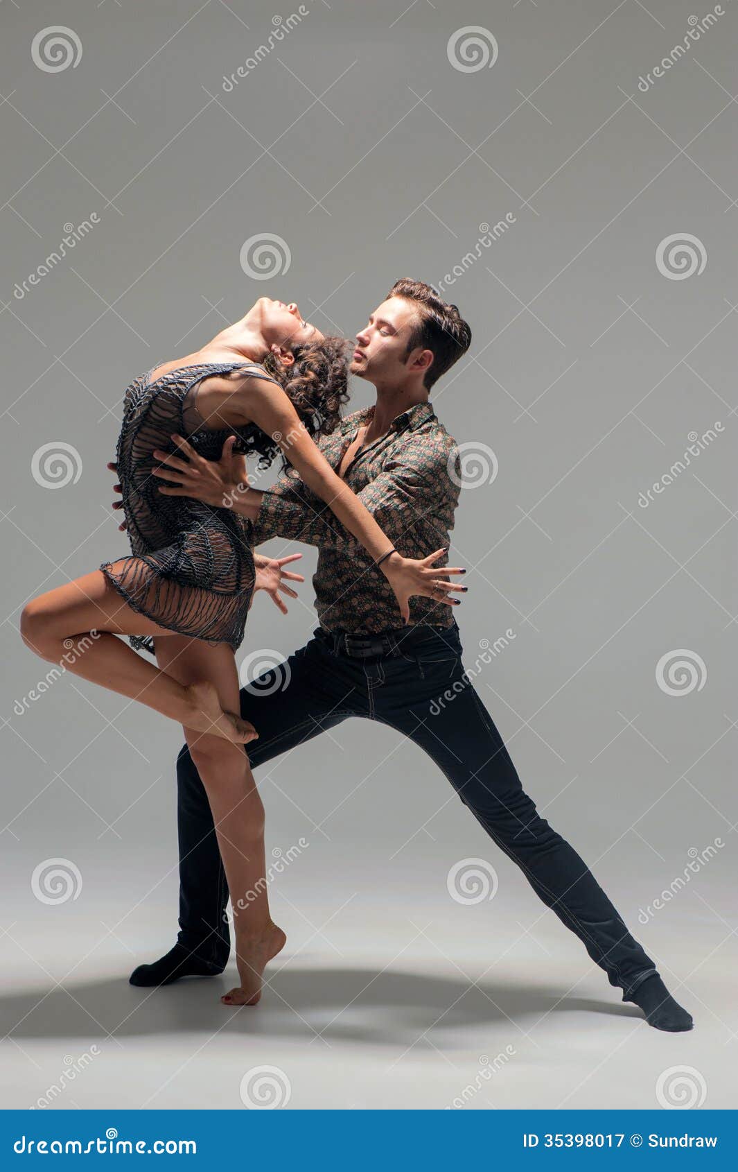 Young couple dancing stock image. Image of contemporary - 35398017