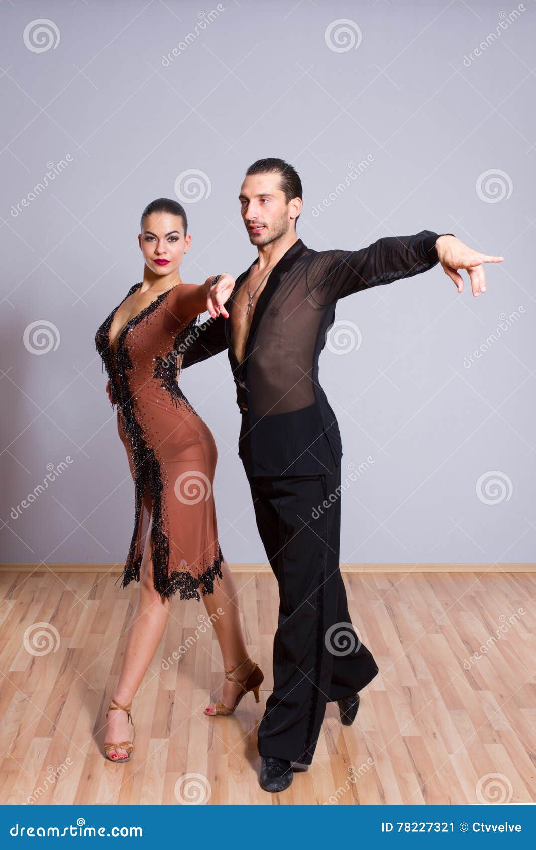 Young couple dancing stock image. Image of beautiful - 78227321