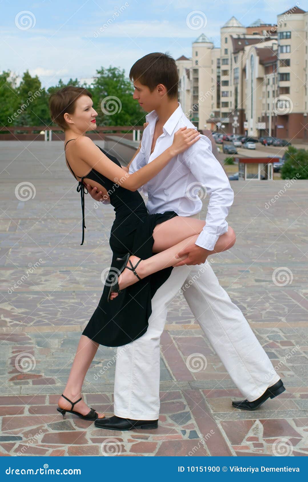 Young couple dancing tango stock photo. Image of beauty - 10151900