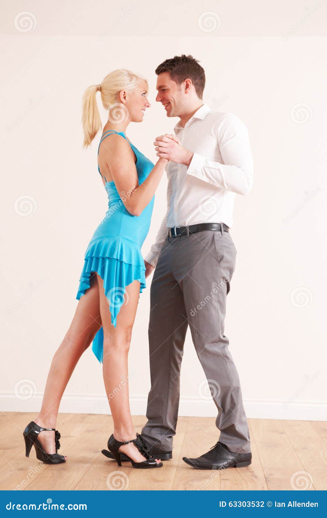 Young Couple Dancing Together Stock Photo - Image of male, caucasian ...