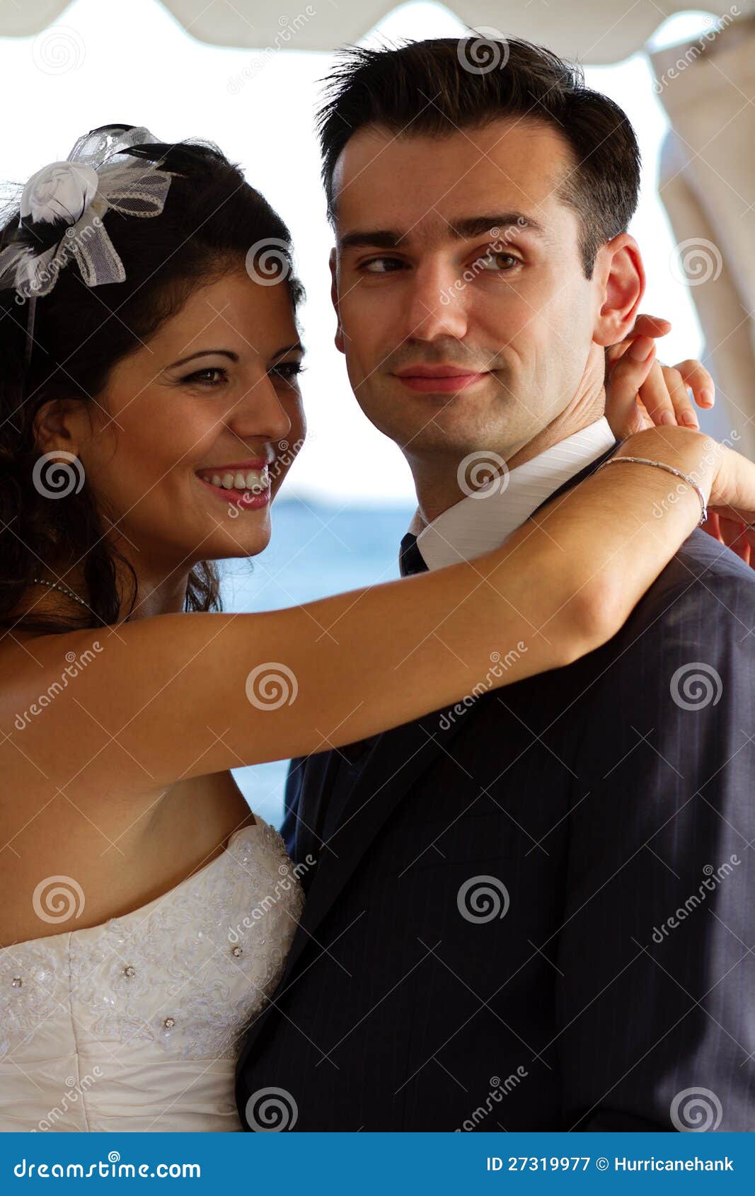 Young Couple Dancing the Wedding Dance Stock Image - Image of caucasian ...