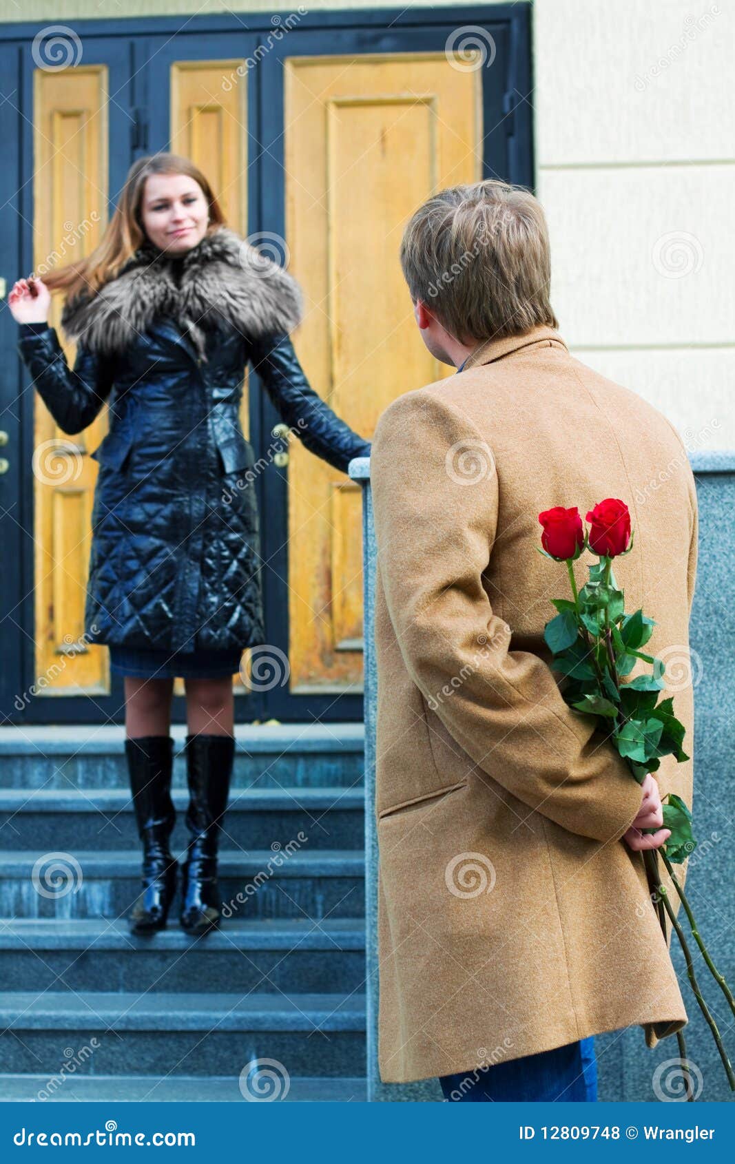 Young couple on the date stock photo. Image of lifestyle - 12809748
