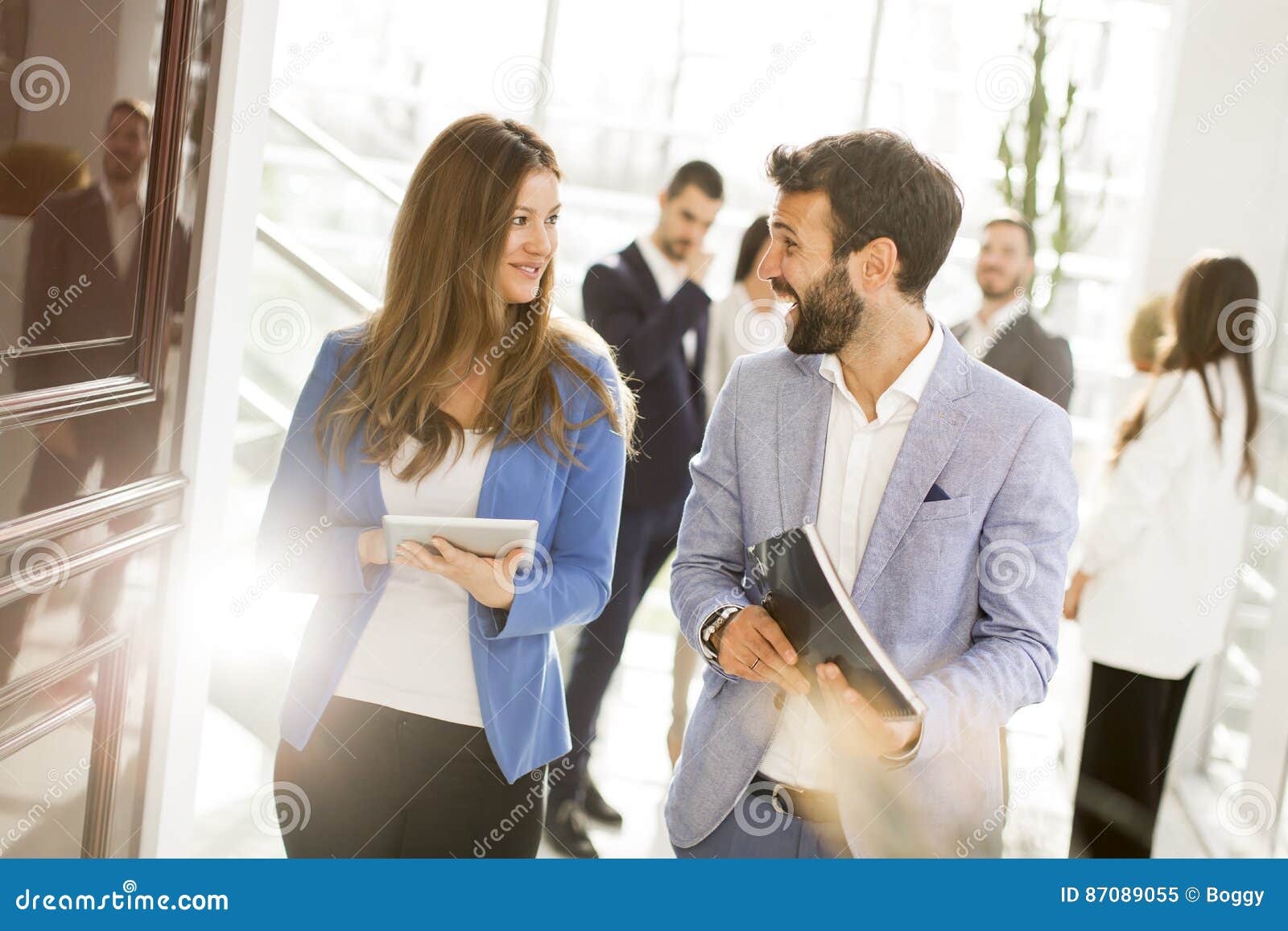 Young couple discussing stock image. Image of concept - 87089055