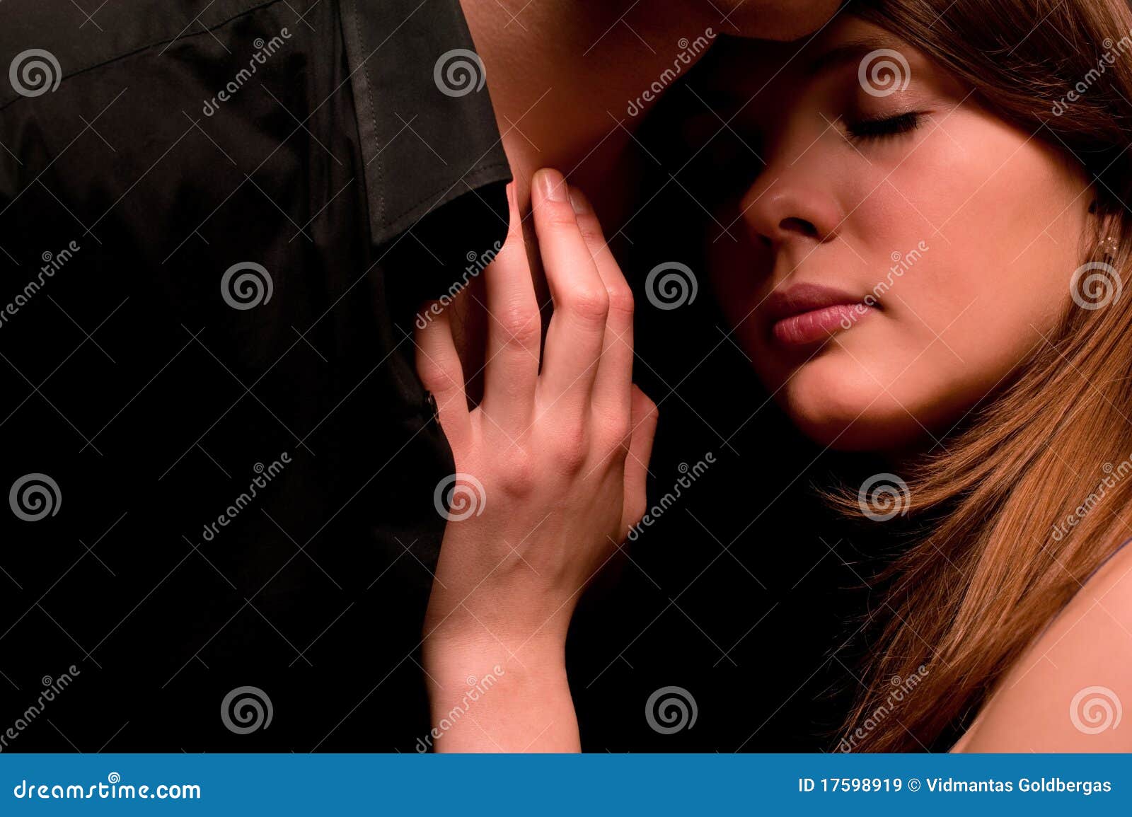 Young Couple: Dramatic Portrait Stock Image - Image of feelings ...