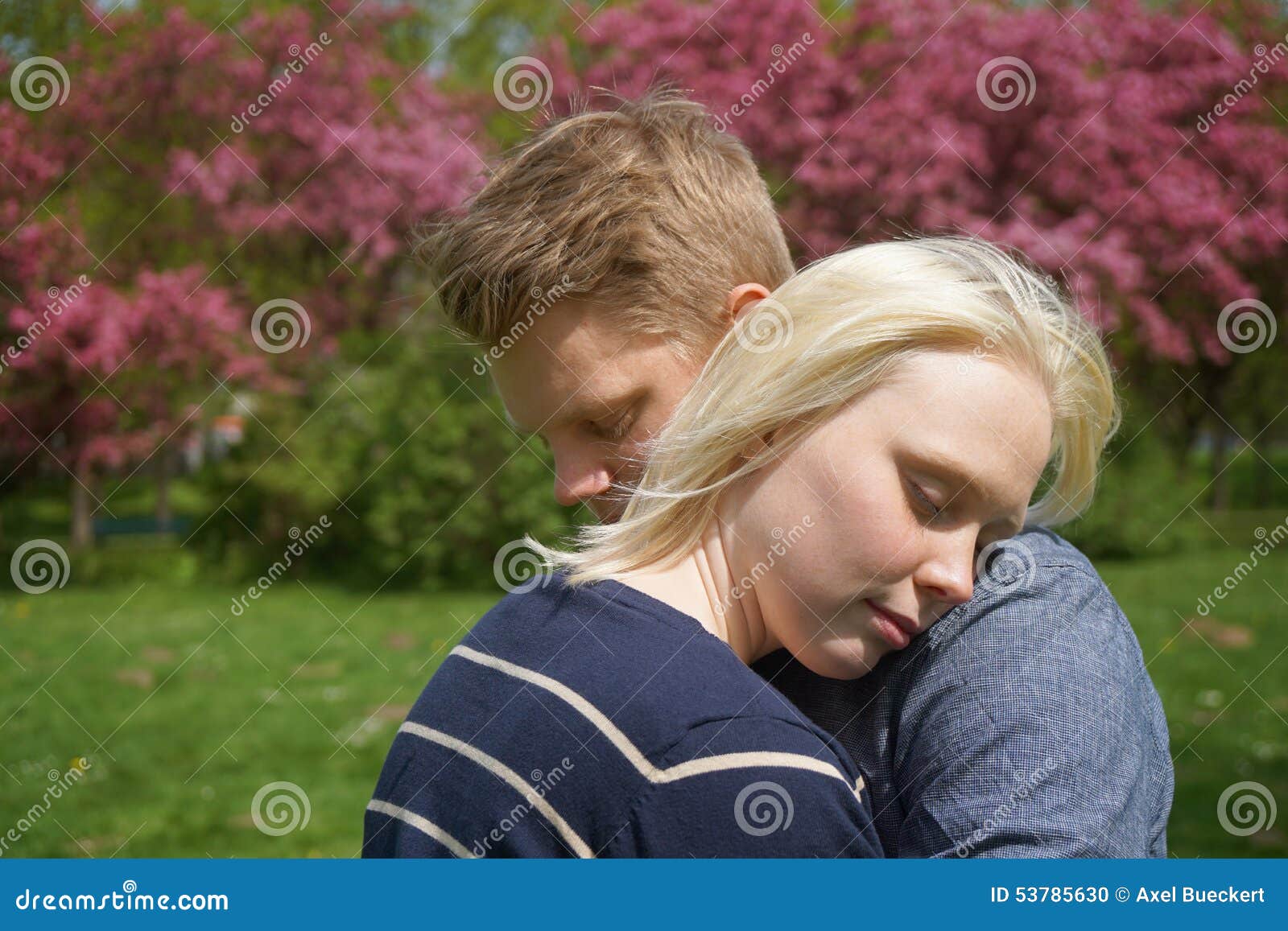 Comforting Hug Of Young Couple Royalty-Free Stock Image | CartoonDealer ...