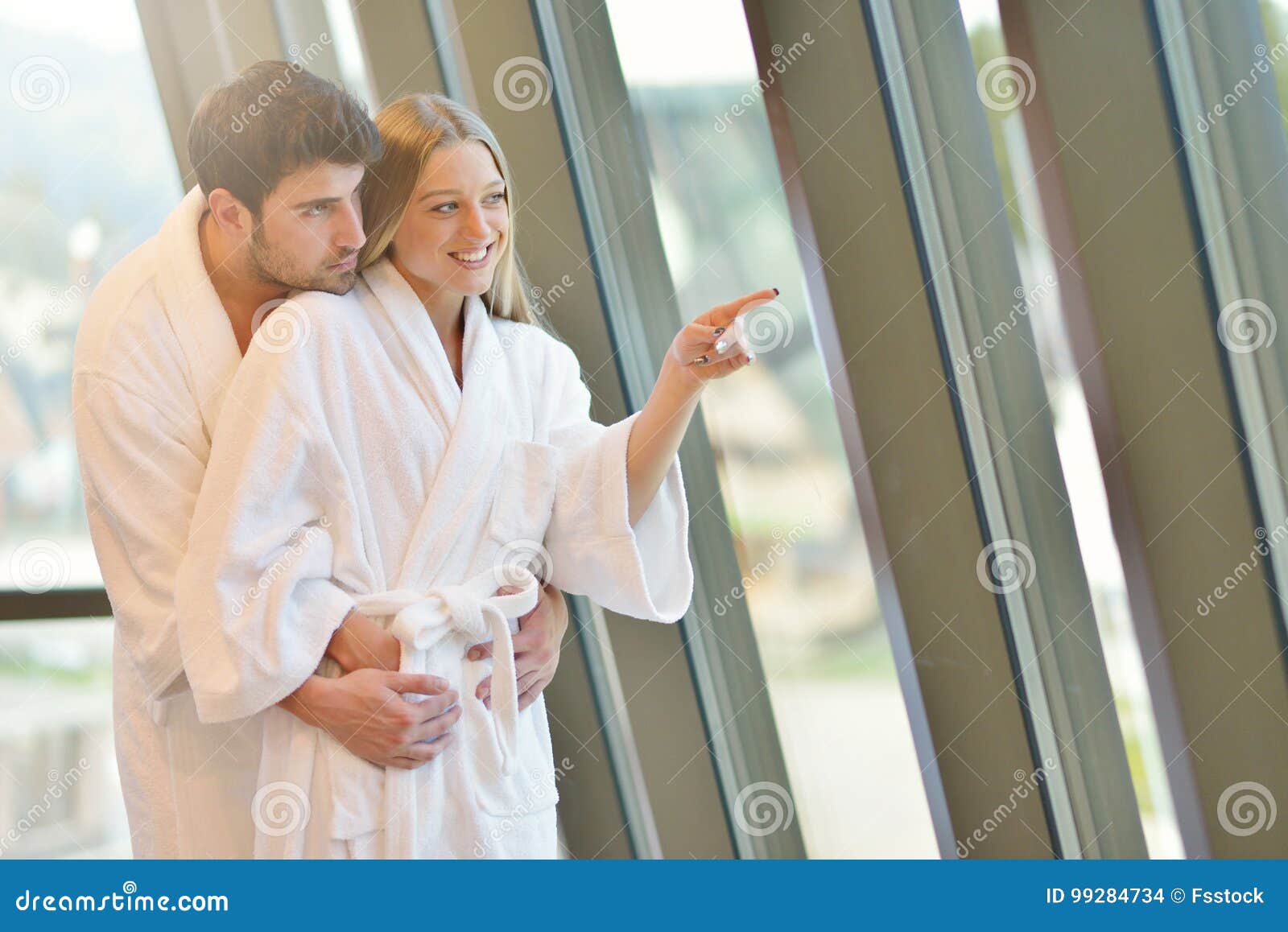Couple Enjoying Wellness Weekend and Spa Stock Photo - Image of love ...