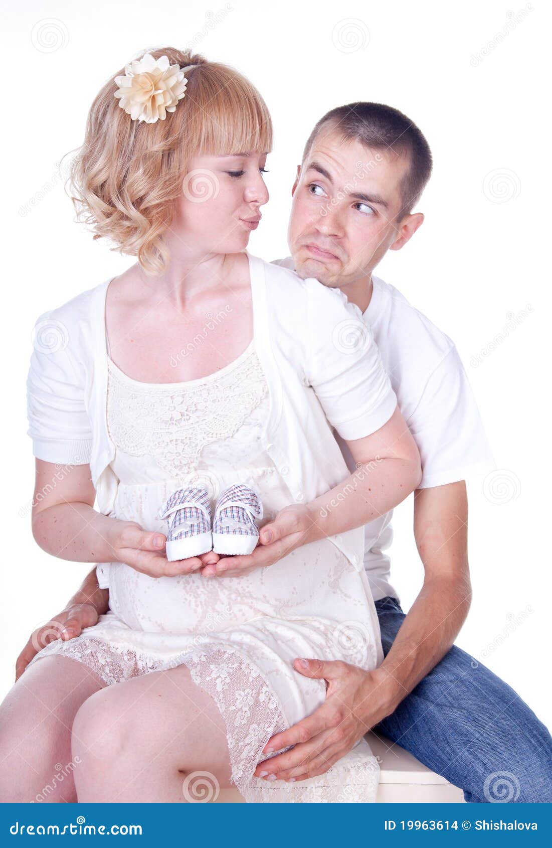 Young Couple Expecting a Baby Stock Photo - Image of pregnant, adults ...