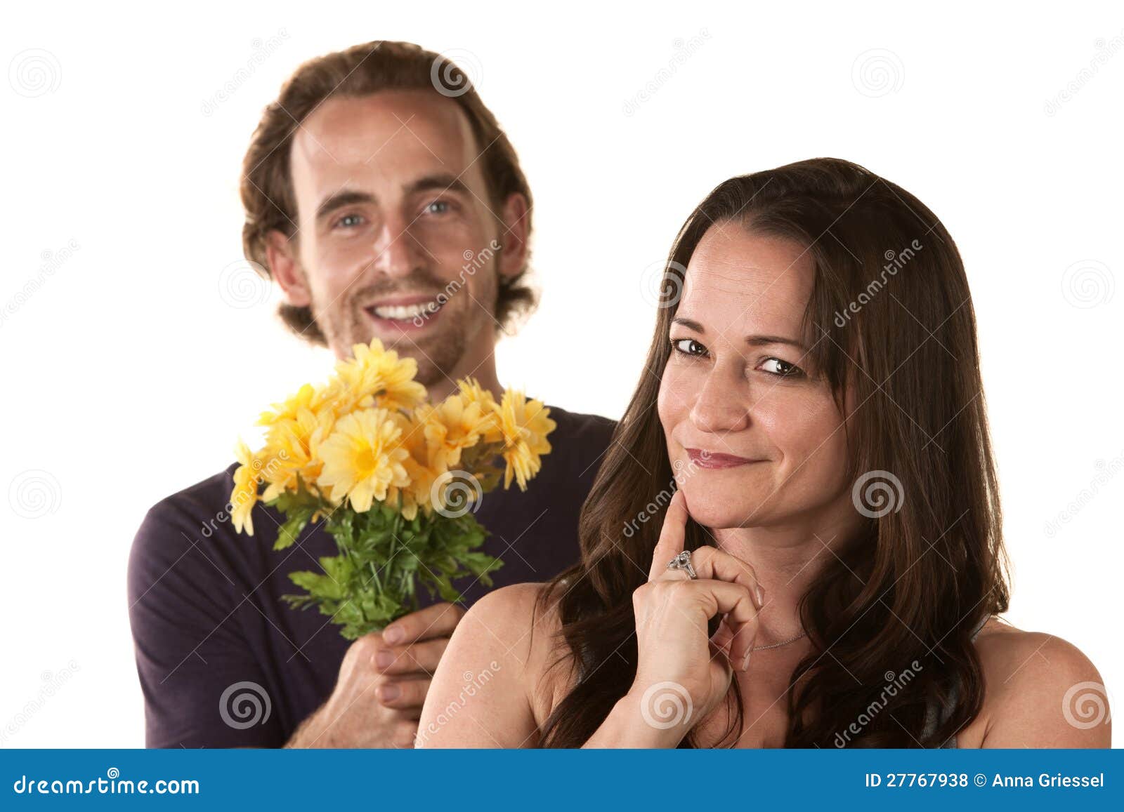 Young Couple Expressing Forgiveness Stock Photo - Image of lady, lovers ...