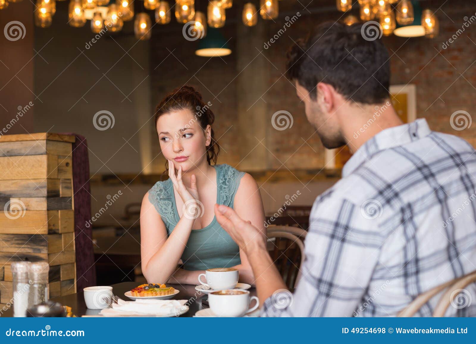 Young Couple Having an Argument Stock Photo - Image of female, fighting ...