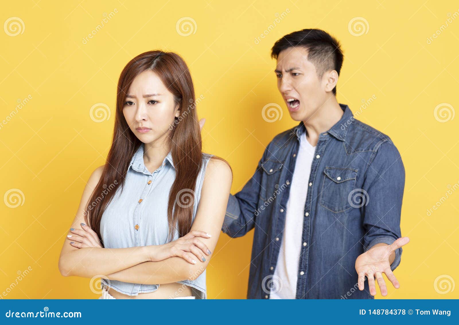 Couple Having Argument and Conflict Stock Photo - Image of conflict ...