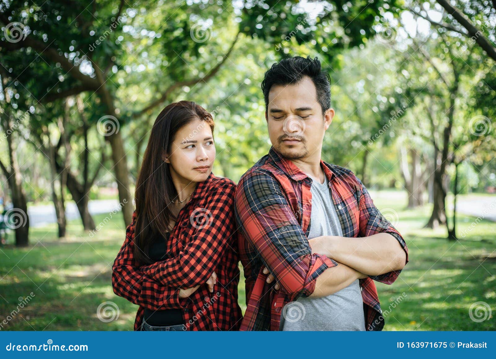 Young Couple Having Conflict.Problems in Relationship Image is ...