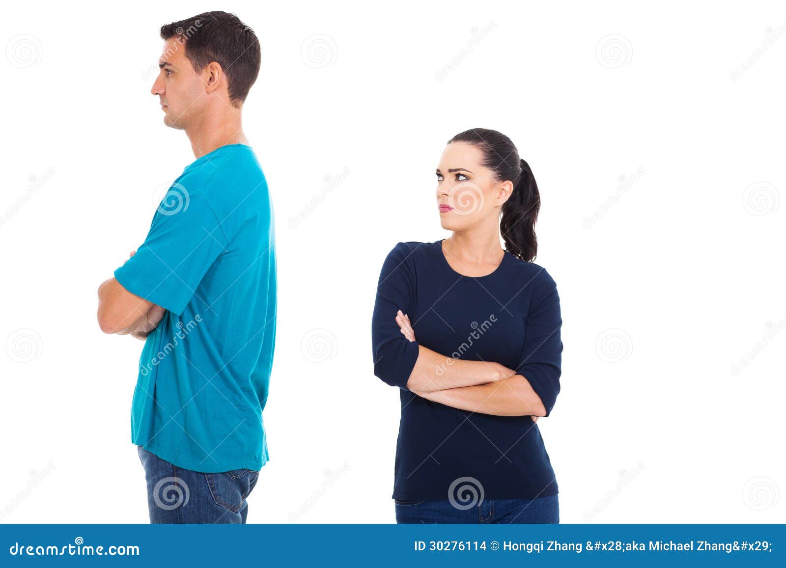 Couple having dispute stock photo. Image of family, copy - 30276114