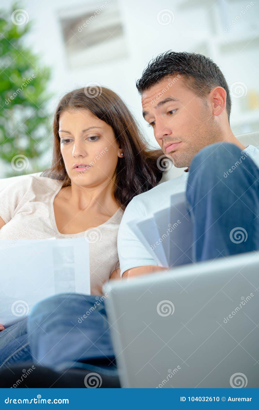 Young Couple Having Financial Problems Stock Photo - Image of ...