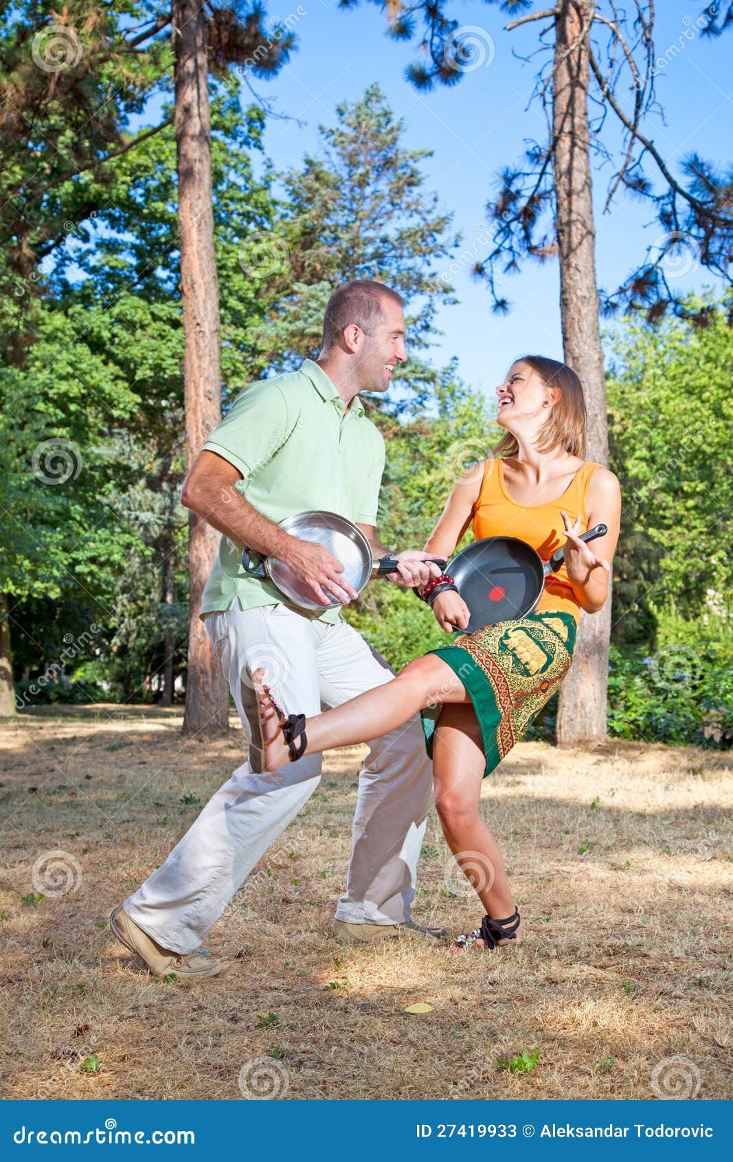 Young couple having a fun stock image. Image of happiness - 27419933
