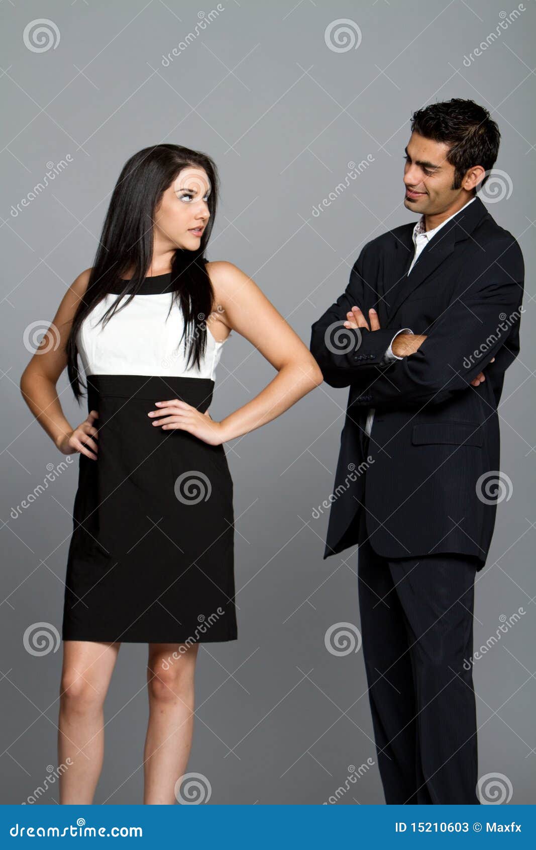 Young Couple Having Problems Stock Image - Image of ethnic, makeup ...