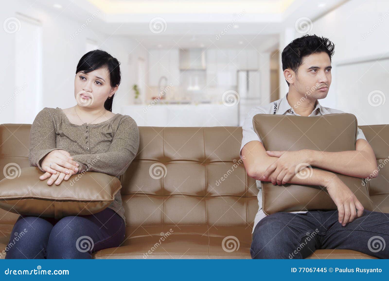 Young Couple Having Problems at Home Stock Image - Image of boyfriend ...