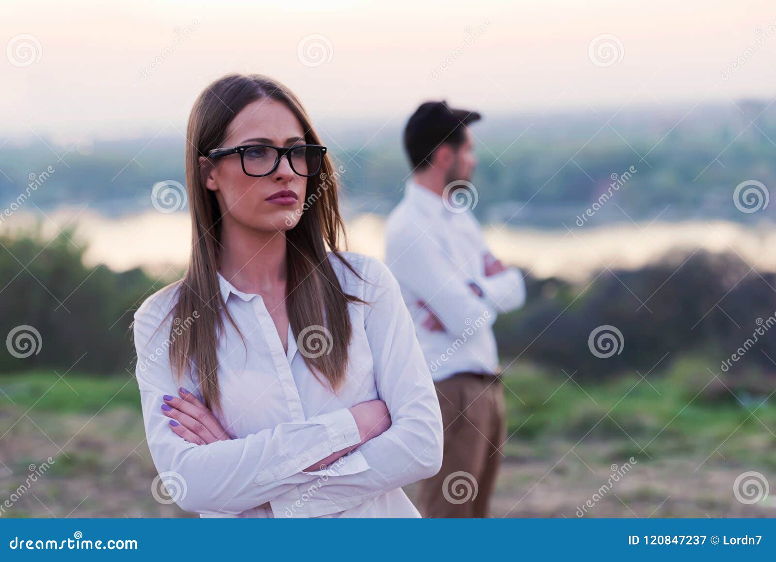 Young Couple Having Relationship Problems. Breakup Stock Image - Image ...