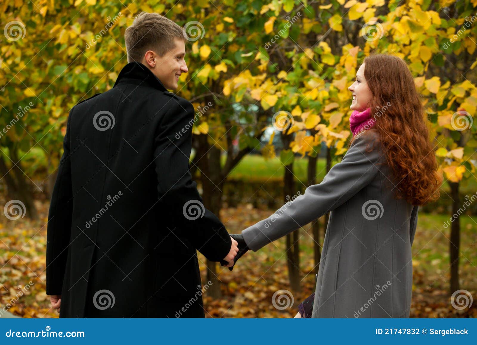 Young Couple Holding Hands Gently Stock Photo - Image of loving ...
