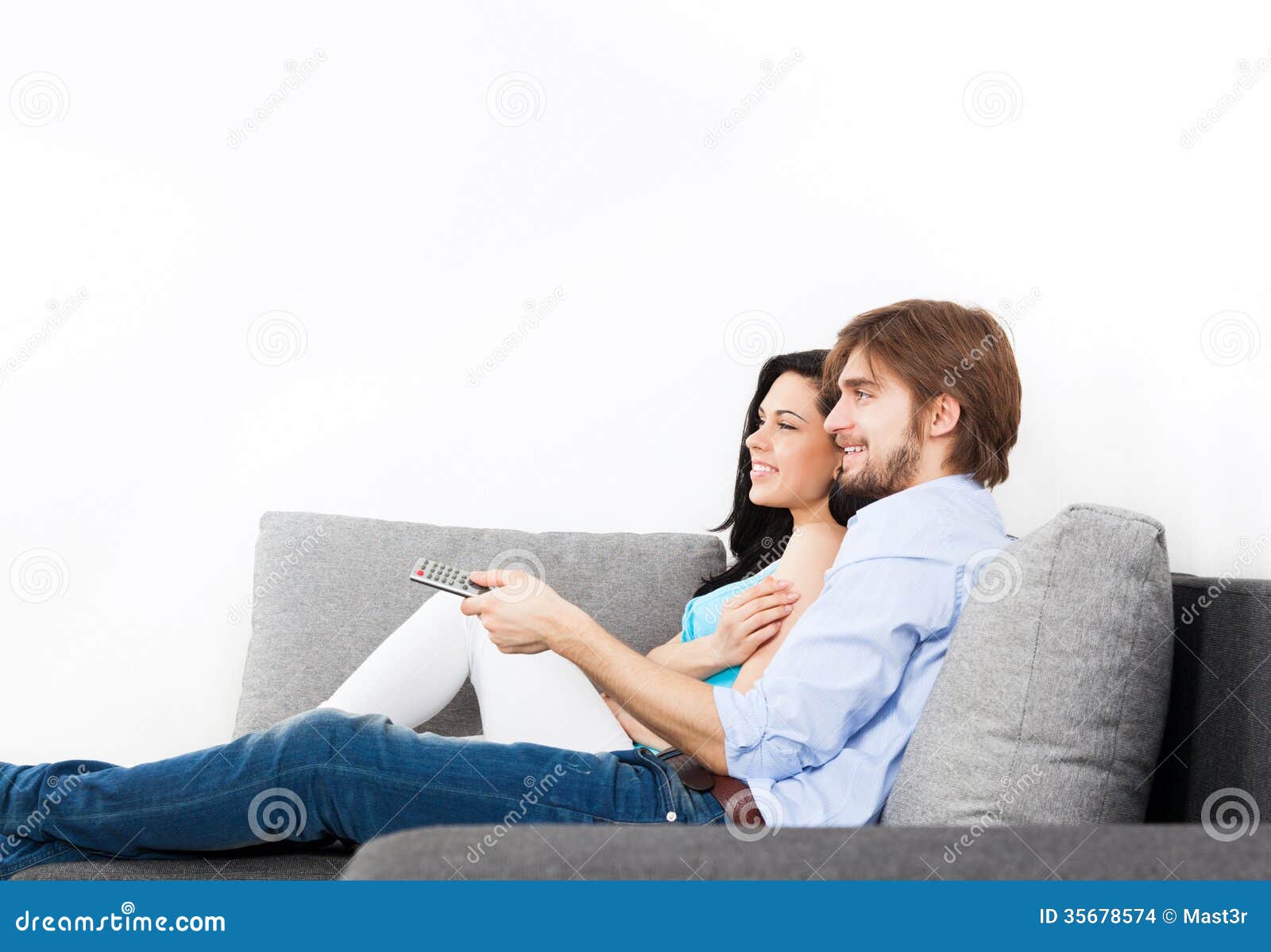 Young couple at home stock photo. Image of living, family - 35678574