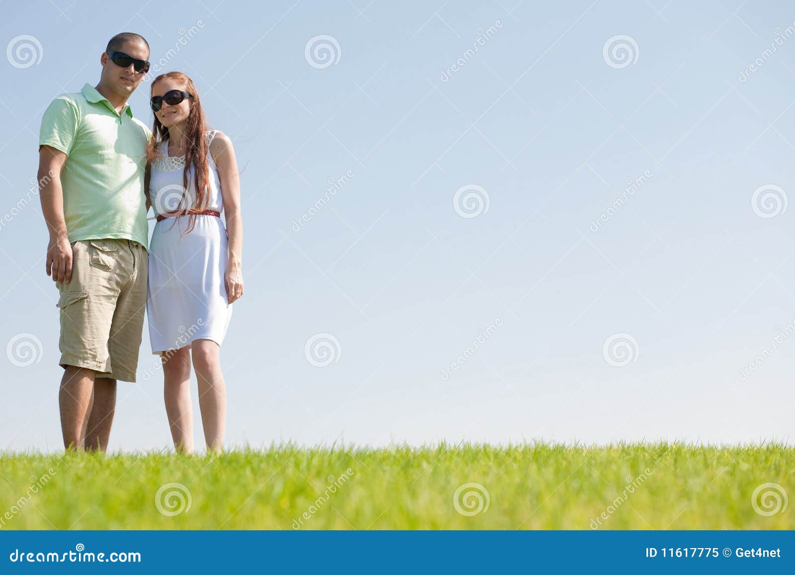 Young couple hug stock image. Image of happy, park, love - 11617775