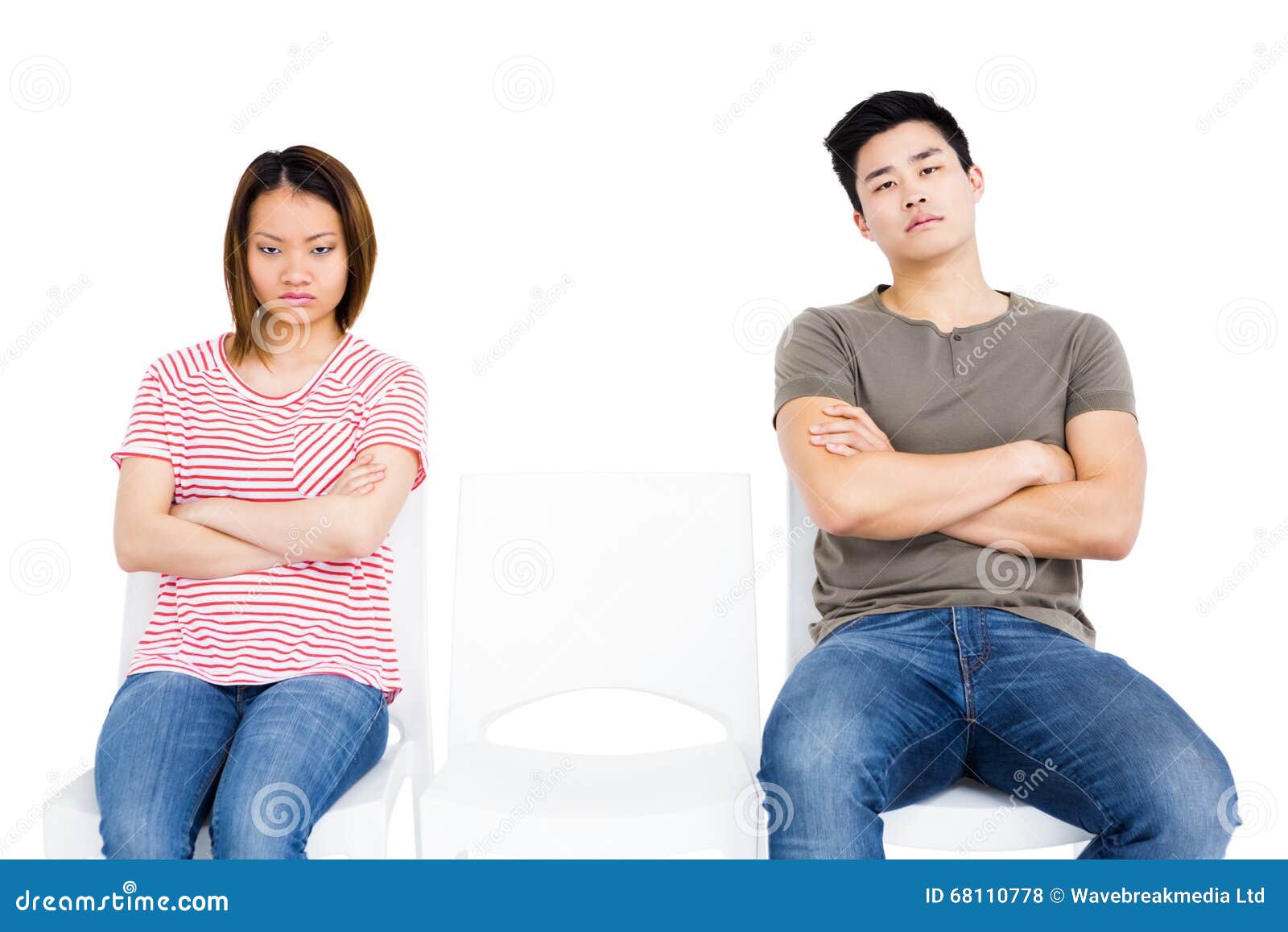 Young Couple Ignoring Each Other Stock Photo - Image of length, problem ...