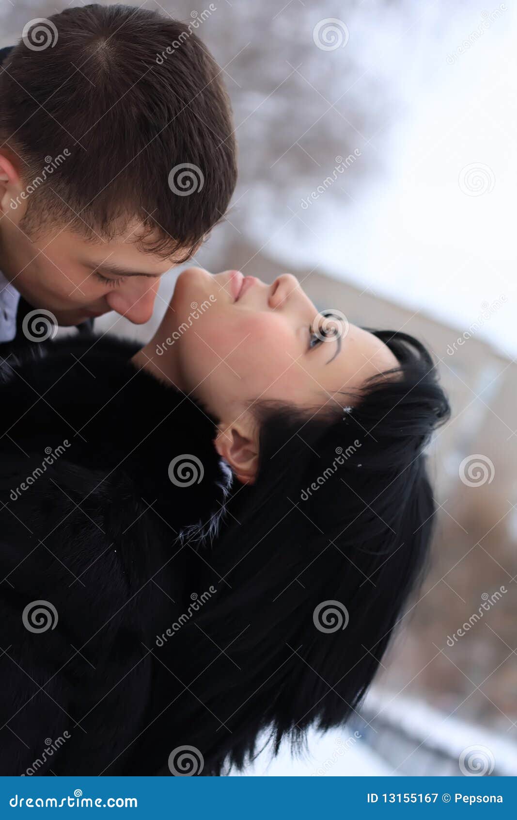 Young couple kissing stock image. Image of life, playful - 13155167