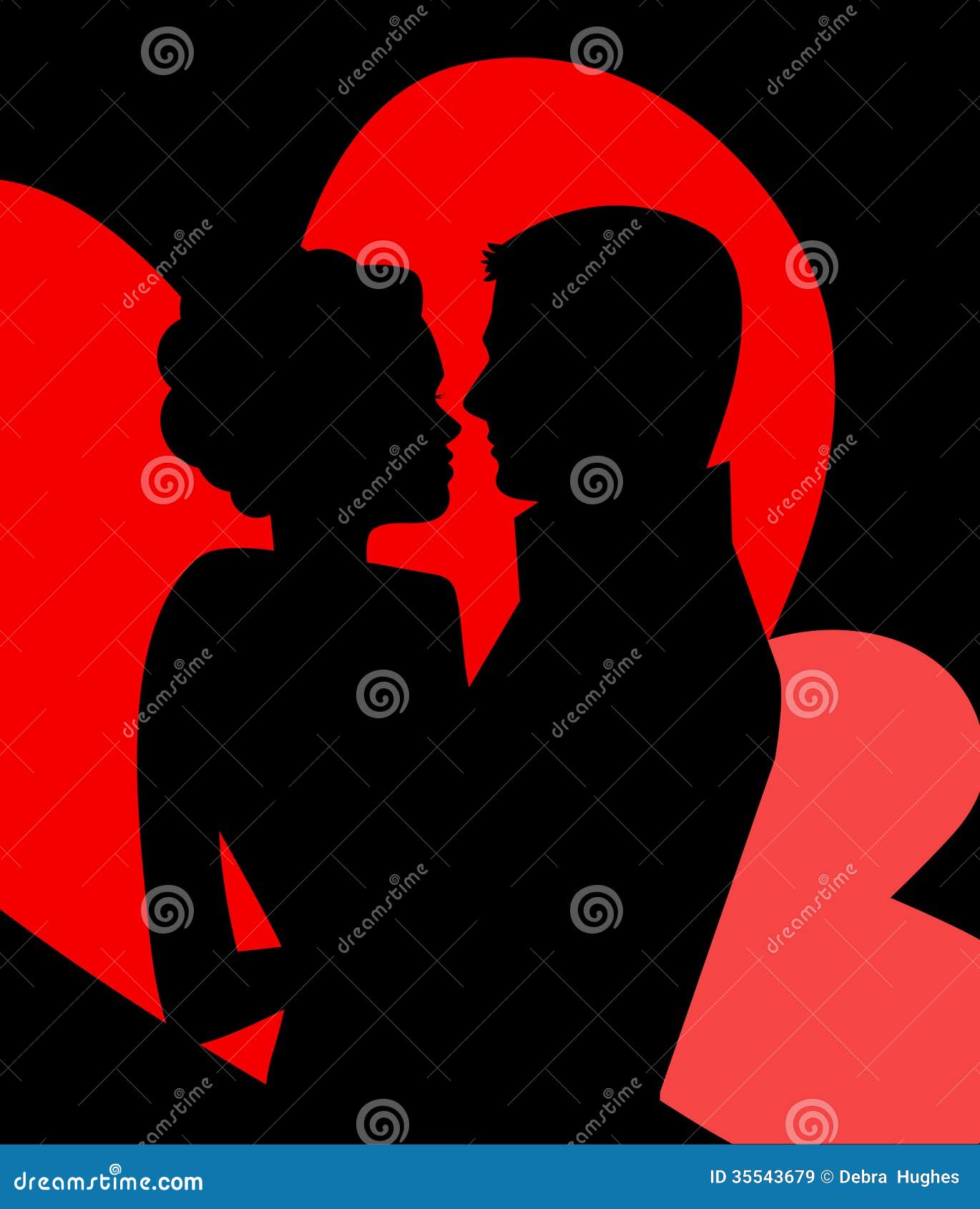 Young couple in love stock vector. Illustration of darling - 35543679