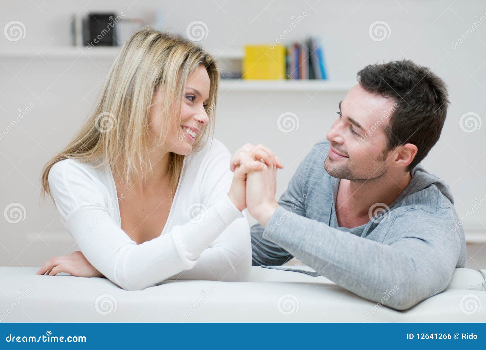 Young Couple Loving Gesture Stock Photo - Image of family, relationship: 12641266