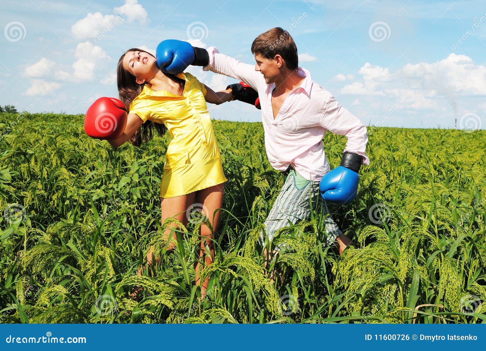 Young couple at odds stock photo. Image of emotions, fighting - 11600726