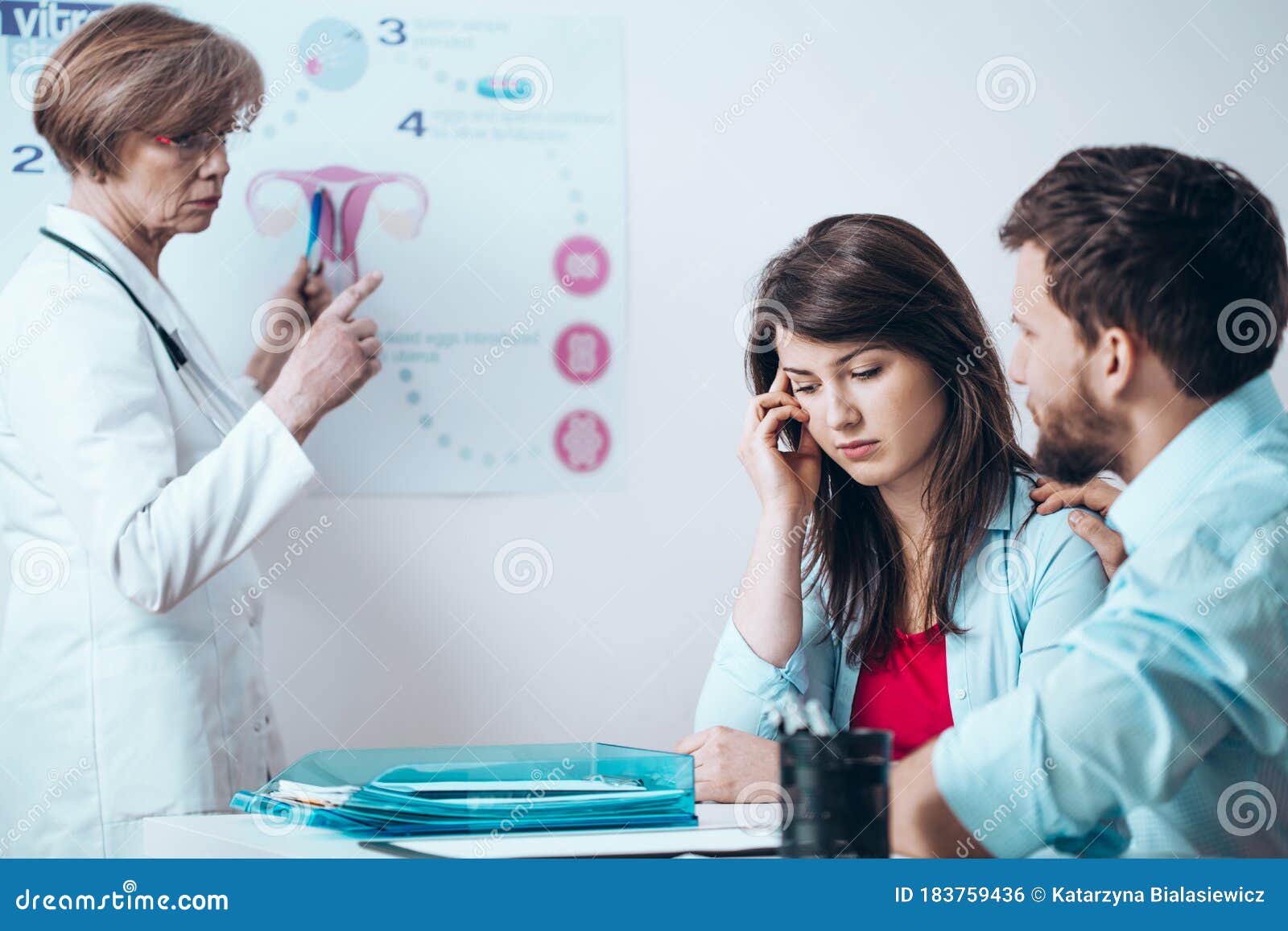 Young Couple with Problem of Infertility and during in Vitro Process ...