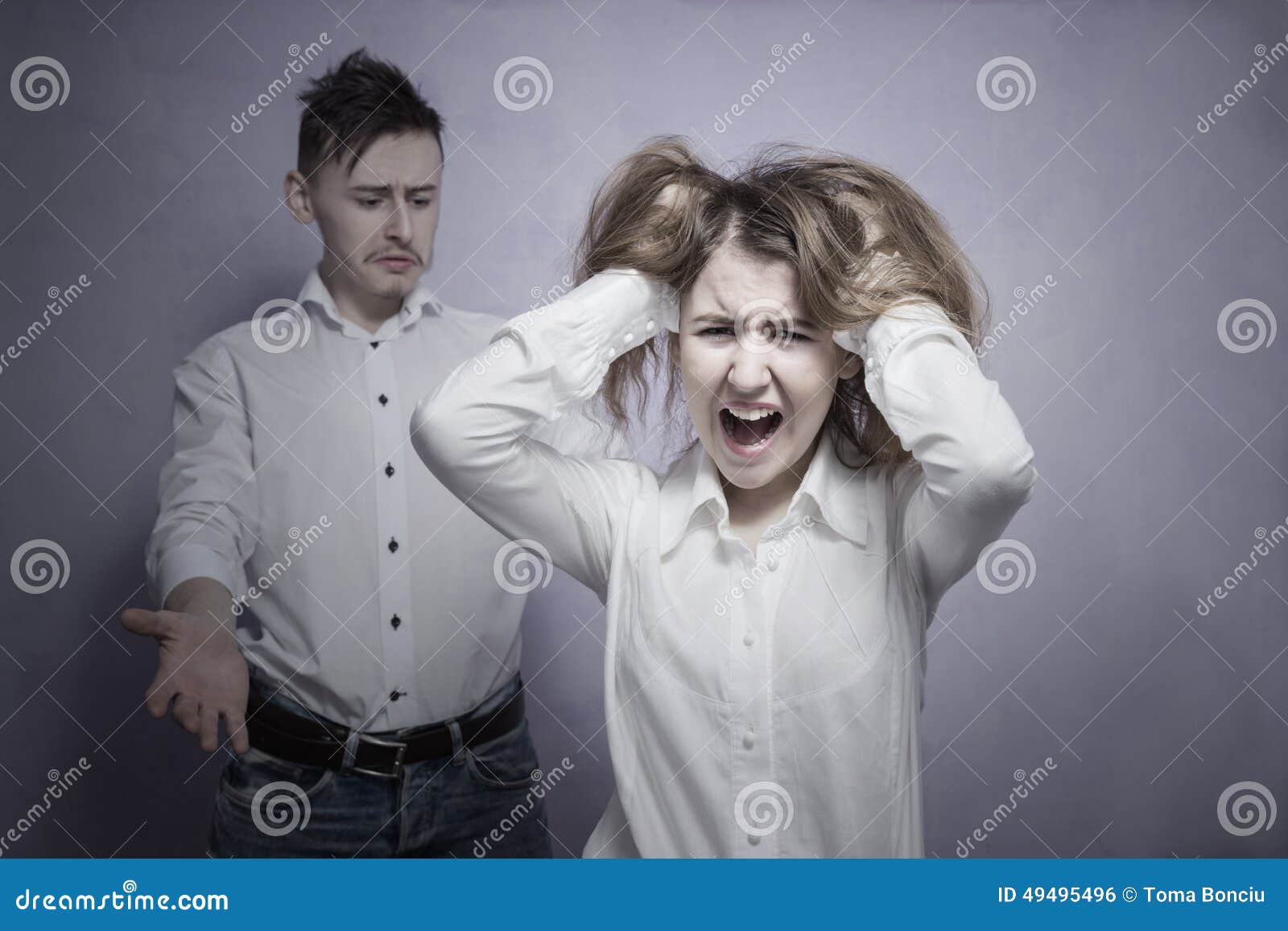 Young couple problems stock photo. Image of fight, yelling - 49495496